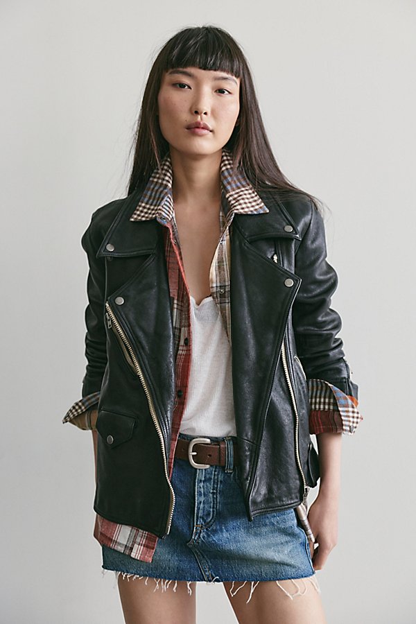 FREE PEOPLE We The Free Jealousy Leather Moto Jacket